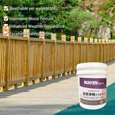 China Exterior Outdoor  Water Based Wood Paint  Wood Protection Waterproof Wood Sealer for sale
