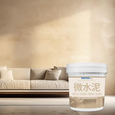 China Microcement 20kg Powder Coating Interior Exterior Paint Putty Cement Look Paint For Walls for sale