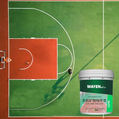 China High-temperature resistant and fireproof inorganic floor paint with PH5 alkali resistance for durable epoxy water-based coating for sale