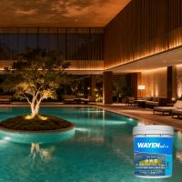 China Weather Resistant Water Based Acrylic Pool Paint Clear Waterproof Paint Liquid Coating for sale