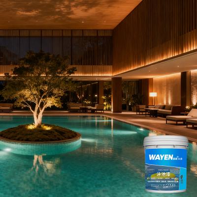 China Weather Resistant Water Based Acrylic Pool Paint Clear Waterproof Paint Liquid Coating for sale