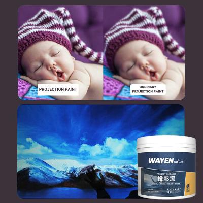 China Water Resistance Projection Paint High Definition Projection Screen Wall Paint for sale