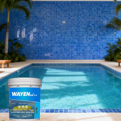 China Water Resistant Water Based Pool Paint 3 Hours Drying Moisture Resistant Paint for sale