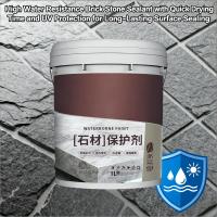 China Quick Drying Water Based Paint Matte High Water Resistance Brick Stone Sealant for sale