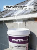 China White Acrylic Waterproof Paint UV Protection Roofs Walls outdoor acrylic sealer waterproof for sale