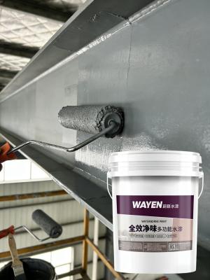 China Fast Drying Scratchproof Water-based Acrylic Paint for Steel Structure Anti-corrosion Coating with High Permeability for sale