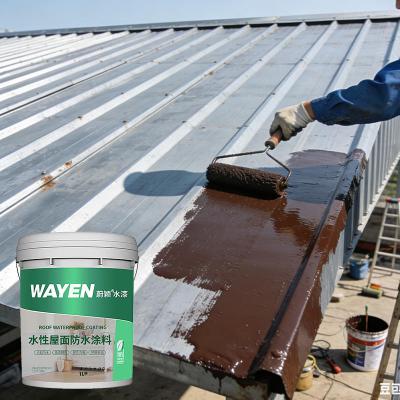 China WF-200 Water-based Elastic Waterproof Roofing Coating with High Flexibility Strong Durability and Eco-friendly Properties for sale