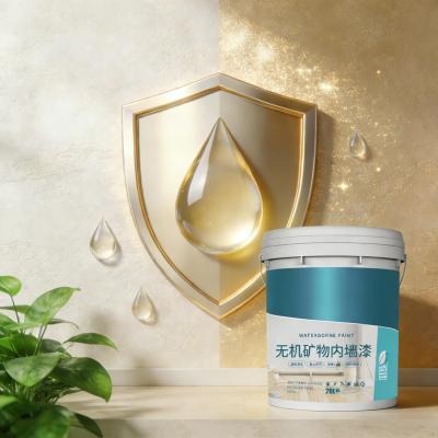 China High Gloss Fireproof Mildew Moisture Resistant Mineral Coating for Interior Wall Paint for sale