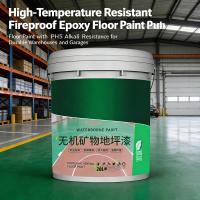 China High-Temperature Resistant Fireproof Epoxy Floor Paint with PH5 Alkali Resistance for Durable Warehouses and Garages for sale