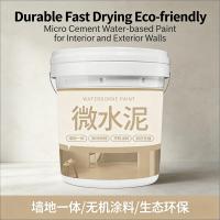 China Durable Fast Drying Eco-friendly Micro Cement Water-based Paint for Interior and Exterior Walls for sale