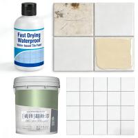 China Fast Drying Waterproof Water-based Tile Paint with Strong Adhesion for Ceramic Tile Renovation for sale