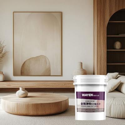 China Zero Formaldehyde Breathable Washable Waterborne Paint for Interior Wall Coating Eco-friendly Water-based Paint for sale