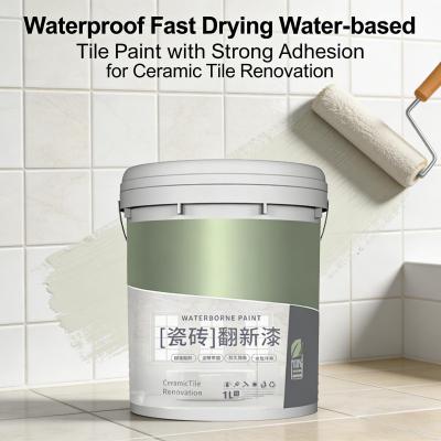 China Waterproof Fast Drying Water-based Tile Paint with Strong Adhesion for Ceramic Tile Renovation for sale