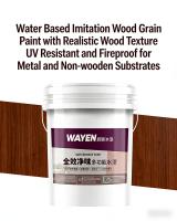 China Water Based Imitation Wood Grain Paint with Realistic Wood Texture UV Resistant and Fireproof for Metal and Non-wooden Substrates for sale