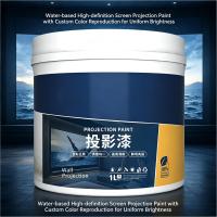 China Water-based High-definition Screen Projection Paint with Custom Color Reproduction for Uniform Brightness for sale