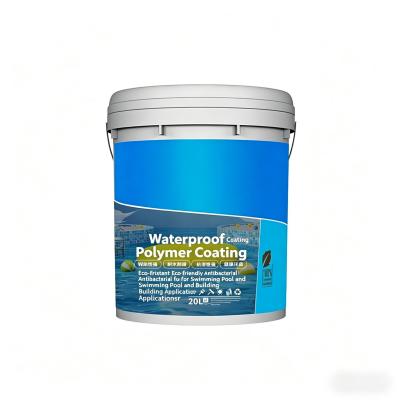 China Waterproof Coating Polymer Coating Water Resistant Eco-friendly Antibacterial for Swimming Pool and Building Applications for sale