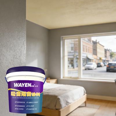 China Water-based Acrylic Soundproof Paint with Semi-matte Finish and 18 Months Shelf Life for Noise Reduction for sale