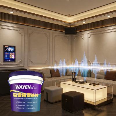 China Water-based Acrylic Soundproof Paint with Semi-matte Finish and 50voc/L VOC Content for Noise Reduction for sale