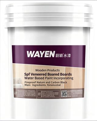 China Fireproof Nature Water Based Acrylic Paint with High Water Resistance and Temperature Range -20°C to 80°C for Outdoor Wood for sale