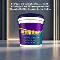 China Water-based Acrylic Soundproof Paint with 0.5 mm Thickness per Coat and 18 Months Shelf Life for Effective Noise Reduction for sale
