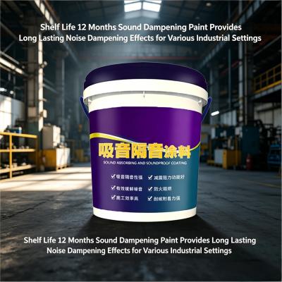 China Low VOC Soundproof Paint with Semi-matte Finish and 12 Months Shelf Life for Noise Reduction for sale