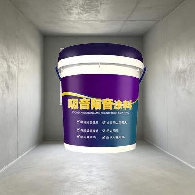 China Low VOC Soundproof Paint with Semi-Matte Finish and 12 Months Shelf Life for Noise Reduction for sale