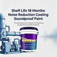 China Soundproof Paint with 18 Months Shelf Life Low VOC and Semi-Matte Finish for Noise Reduction for sale