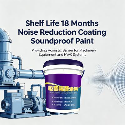 China Soundproof Paint with 18 Months Shelf Life Low VOC and Semi-Matte Finish for Noise Reduction for sale