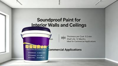 China Soundproof Paint with 0.5 mm Thickness per Coat and 12 Months Shelf Life for Effective Noise Reduction for sale