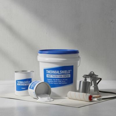 China Thickness 100 to 300 Microns Per Coat Heat Insulation Coating Compatible with Brush Roller Spray Application Providing Heat Protection for sale