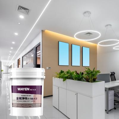 China Premium Interior Wall Waterborne Paint -Factory Price Low MOQ Moldproof Washable Office Building Apartment Interior Wall Coating for sale