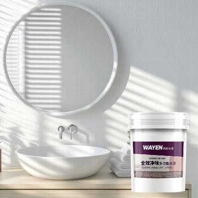 China High-Standard Washable Non-Shedding Mold & Bacteria Resistant Indoor Wall Paint Crack-proof Shock Absorption Water-based Coating for sale