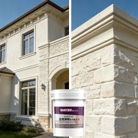 China W-6000 Exterior Wall Relief Texture Paint Elastic Crack Resistance 3D Relief Effect Self-clean Eco-friendly Water-based Coating for sale
