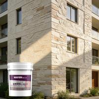 China W-6000 Exterior Wall Relief Texture Paint Elastic Crack Resistance 3D Relief Effect Self-clean Eco-friendly Water-based Coating for sale