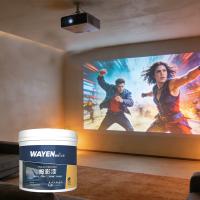 China Water-based Projection Paint  True Color Presentation Water-soluble and Pollution-free Wall Projection Coating for Home Theaters for sale