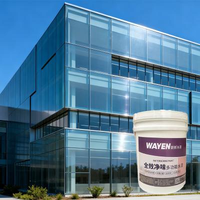 China WF-700 Waterborne Metal Fluorocarbon Coating High Adhesion Anti-construction Weather Resistant Metal Fluorocarbon Liquid Paint for sale