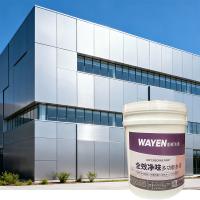 China WF-700 Waterborne Metal Fluorocarbon Coating High Adhesion Anti-construction Weather Resistant Metal Fluorocarbon Liquid Paint for sale