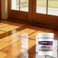 China W-400 Two-component PU Polyurethane Wood Paint Low VOC Fast Curing High-performance Eco-friendly Wood Surface Decorative Coating for sale