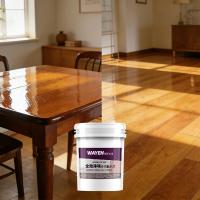 China W-400 Two-component PU Polyurethane Wood Paint Low VOC Fast Curing High-performance Eco-friendly Wood Surface Decorative Coating for sale