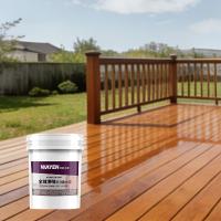 China W-400 Two-component PU Polyurethane Wood Paint Low VOC Fast Curing High-performance Eco-friendly Wood Surface Decorative Coating for sale