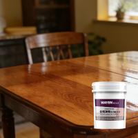 China W-400 Two-component PU Polyurethane Wood Paint Low VOC Fast Curing High-performance Eco-friendly Wood Surface Decorative Coating for sale
