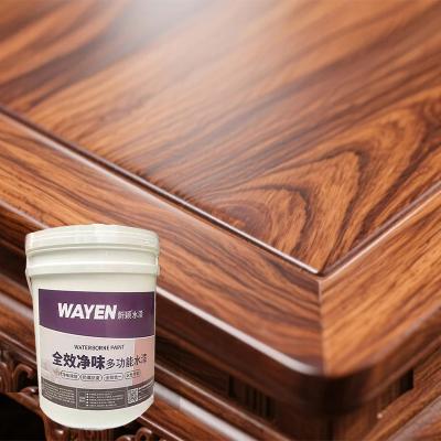China Outdoor Uv-resistant Wood Inorganic Anti-corrosion Paint Crack-proof Mould-proof Multifunction Water-based Self-brush Paint for sale