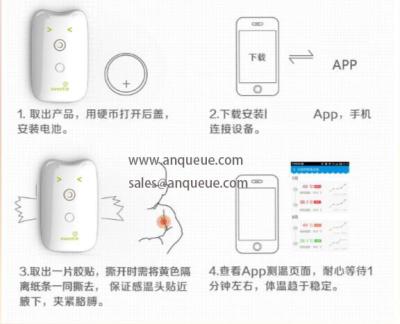 China Bluetooth thermometer,smart sensor infrared thermometer,baby instant thermometer for sale