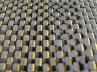 China 3k 200g Red Color Twill Wovening Carbon Fabric 100 Meters Length for Customization for sale