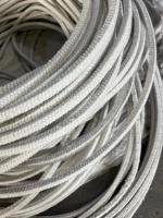 China 3mm 12mm High Temperature Ceramic Fiber Packing Rope for Thermal Insulation and Refractory for sale