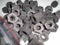 China 100% Carbon M8 High Tensile Carbon Composite Black Bolts and Nuts for Industrial Grade for sale