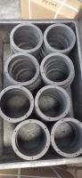 China Round Hexagon Graphite Mold for DC-1.85 Horizontal Continuous Casting Brass in Black for sale