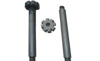 China High Density Degassing Graphite Rotor for Aluminum Purification Crystal Morphology for sale