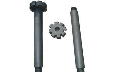 China High Density Degassing Graphite Rotor for Aluminum Purification Crystal Morphology for sale