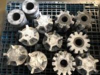 China Anti-Oxidation Coating Graphite Rotor Shaft for Aluminium Melting Artificial Graphite for sale